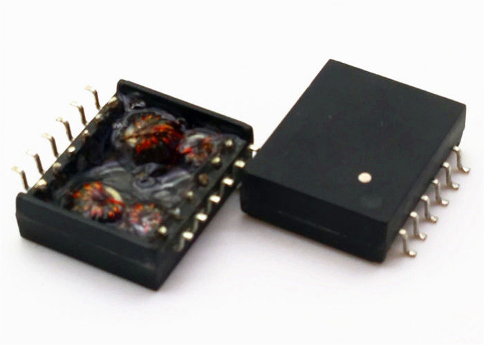 샤레웨이 고전압 SMT CMC 4.3kV 랜 변압기 이원 포트 HM2100NL